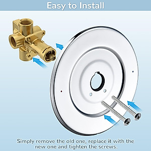 Chateau Collection Escutcheon Replacement for Moen 16090, for One-Handle Tub and Shower Faucets, Chrome