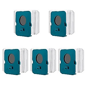Moupaa 5 Packs Dust Bag Replacement for Samsung Bespoke Jet-Clean Station VS20A95923W VS20A95923B/AA VS20A95923N/AA VS20A95923W/AA Cordless Stick Vacuum Accessories Parts