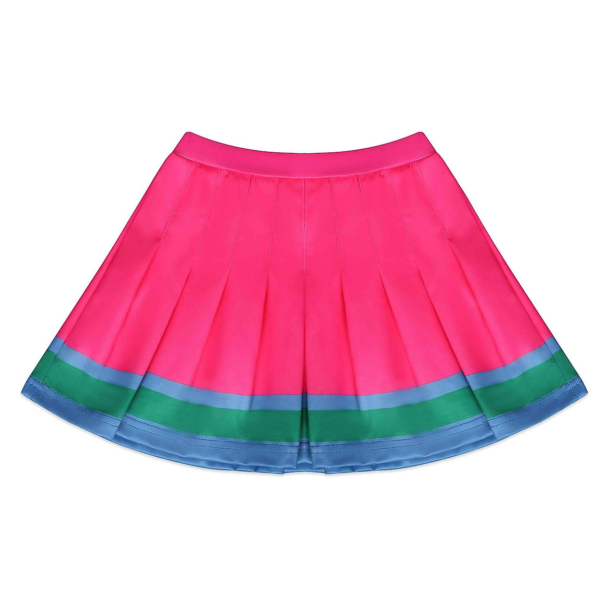 Zombies Cheerleader Costume for Girls Rose Dress Two Cheerleader Pom Poms Matching Hair Rope