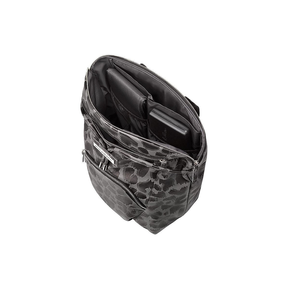 Petunia Pickle Bottom Cinch Convertible Backpack - Baby Bag - Baby Diaper Bag for Parents - Baby Backpack Diaper Bag - Stylish, Spacious, Secure Backpack for Busy Modern Moms & Dads - Shadow Leopard