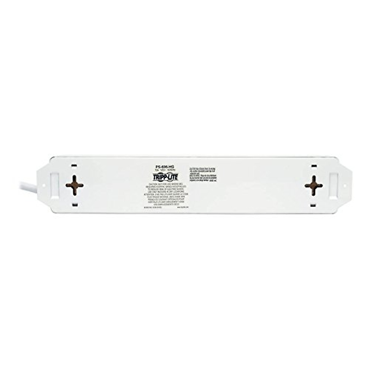 Tripp Lite 6 Outlet Medical-Grade Power Strip, UL1363 NOT for Patient-Care Vicinity, 6ft Cord w/ 5-15P-HG Plug (PS-606-HG) White