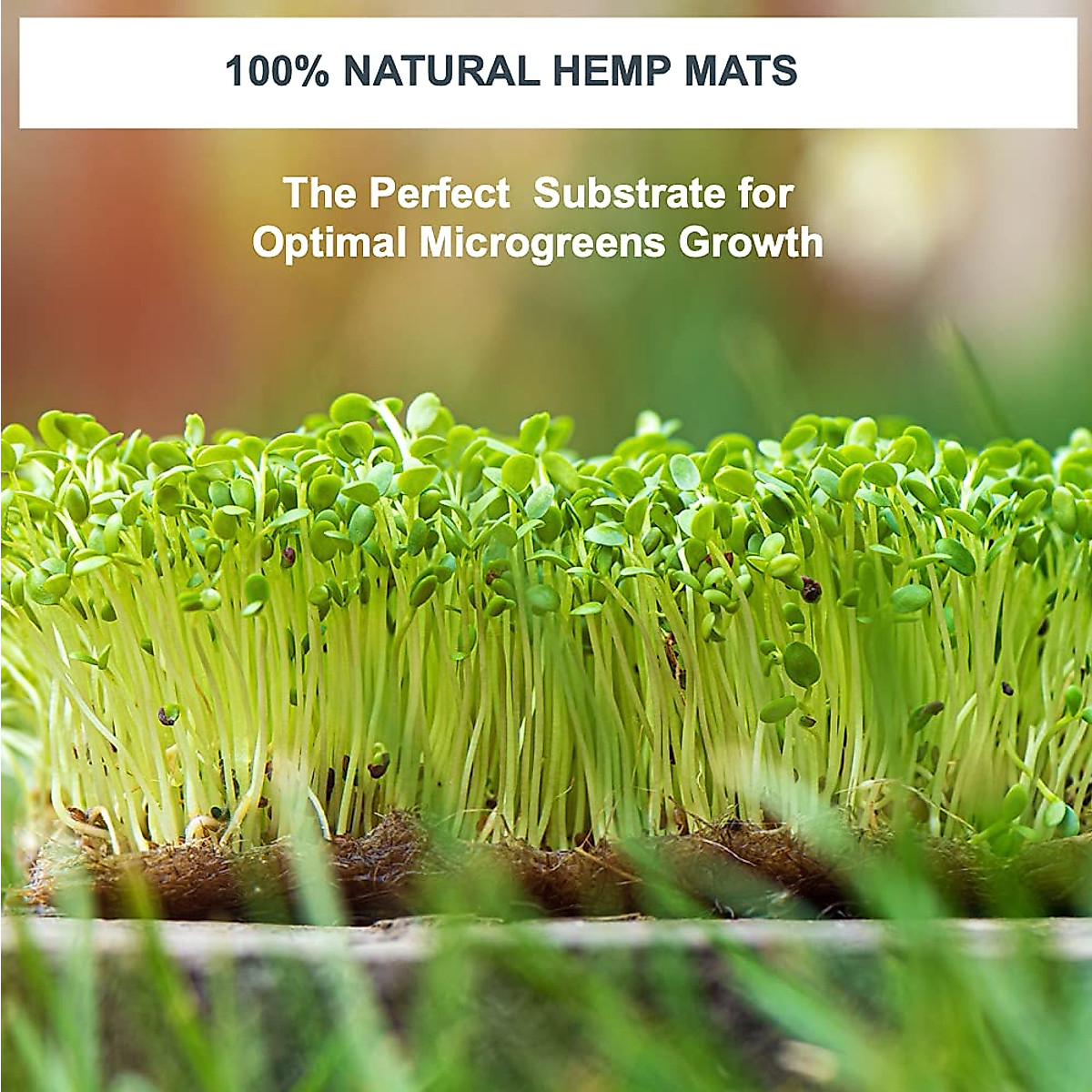 Hemp Mats for ZestiGreens Microgreens & Wheatgrass Kit