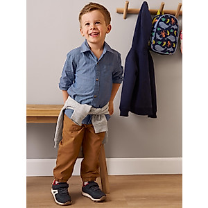 Simple Joys by Carter's Toddler Boys' 3-Piece Playwear Set, Chambray, 2T