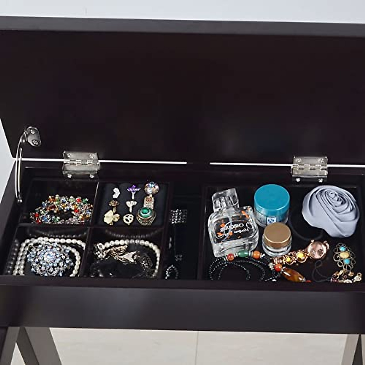 GLSCASA Valet Stand Clothes Hat Rack Storage Organizer Display Free Standing,Wardrobe Valet For Men Black