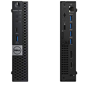 Dell OptiPlex 7050 Micro Tower (Intel Core i5-6500T, 8 GB, 128 GB M.2 SSD) WIndows 10 Pro (Renewed)