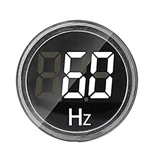 YWBL-WH AC Round Frequency Meter LED Digital Display Hz Frequency Indicator Light