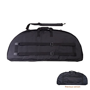 DarkForest BC-3 Black Lightweight Soft Bow Case Compound Bow Case 37.5 Inch Full Length.