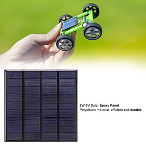 Solar Panel Battery Mini Tool Generating Panel Charger 9V Board Polysilicon Miniature 2W Utensil for Tool Tool Charger Power Battery Charger Battery Charging Solar Panels