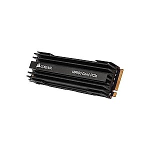 Corsair Force Series MP600 1TB Gen4 PCIe X4 NVMe M.2 SSD, Up to 4,950 MB/s (CSSD-F1000GBMP600)