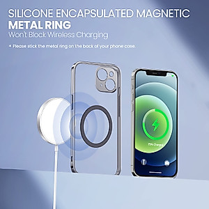 1Zero Compatible for MagSafe Car Mount [16 Super Strong Magnets] Magnetic Phone Holder for Car Dashboard Vent Hands-Free iPhone Car Mount Holder for iPhone 14 13 12 Pro Plus Max Mini MagSafe Case