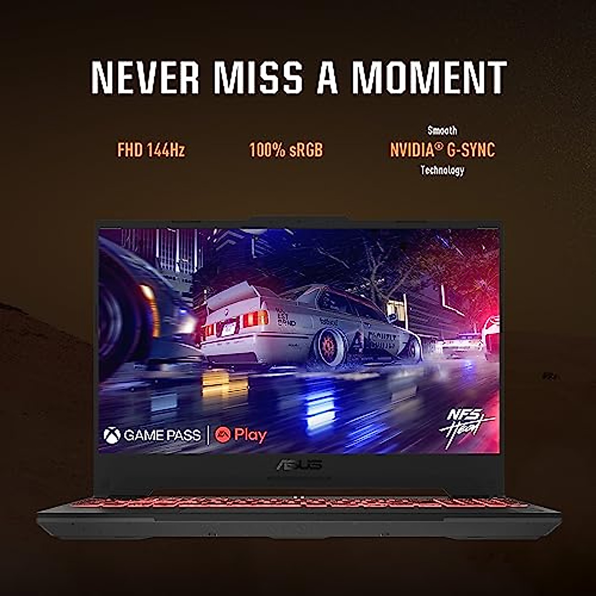 ASUS TUF Gaming A15 (2023) Gaming Laptop, 15.6” FHD 144Hz, 100% sRGB Display, GeForce RTX 4050, AMD Ryzen 7 7735HS, 16GB DDR5, 1TB PCIe SSD, Wi-Fi 6E, Windows 11, FA507NU-DS74,Mecha Gray