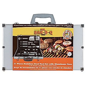 Mr. Bar-B-Q 02066x 02066Y Other Garden and Outdoor Equipment, Accessories, 19.500 x 11.500 x 3.250 inches, Aluminum