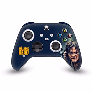 Head Case Designs Officially Licensed AMC The Walking Dead Daryl Lurk Daryl Dixon Graphics Vinyl Sticker Gaming Skin Decal Cover Compatible With Xbox Series X/S Controller