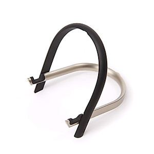 Umbra Udock Tablet/Phone Holder, Phone Easel/Tablet Easel -- Great For Kitchen, Props Up Your Screen So You Can Follow Along With Recipes, Read/Watch Online Content, Black/Nickel Finish