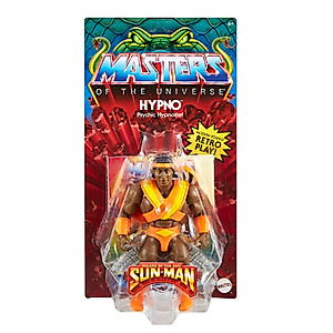 Masters of the Universe Origins Action Figure & Accessory, Rise of Snake Men Hypno with Mini Comic Book, 5.5 inch
