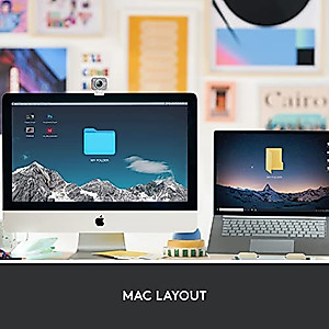 Logitech MX Backlit Keys Mini for Mac Minimalist Wireless Illuminated Keyboard, Compact, Bluetooth, USB-C, for MacBook Pro, Macbook Air, iMac, iPad - With Free Adobe Creative Cloud Subscription