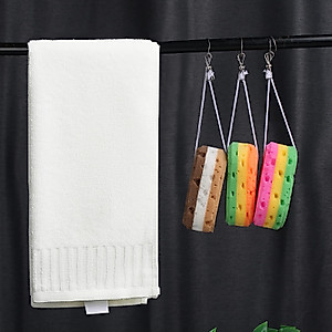 3 Pcs Bath Sponge for Women/Men, ＴＩＺＹＦＦ Exfoliating Body Sponges Bath Sponges, 3 Colors Pouf Foam Loofahs Sponge to Spa Reusable