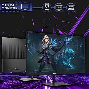 TechMagnet Gaming Desktop PC, Intel i7 6th Gen, Zeus Pro 6, GT 1030, 8GB RAM ARGB, 256GB SSD + 2TB HDD, 24 Inch Monitor, Wi-Fi | Bluetooth Adapter, Webcam, RGB Kit, Win 10 Pro (Renewed)