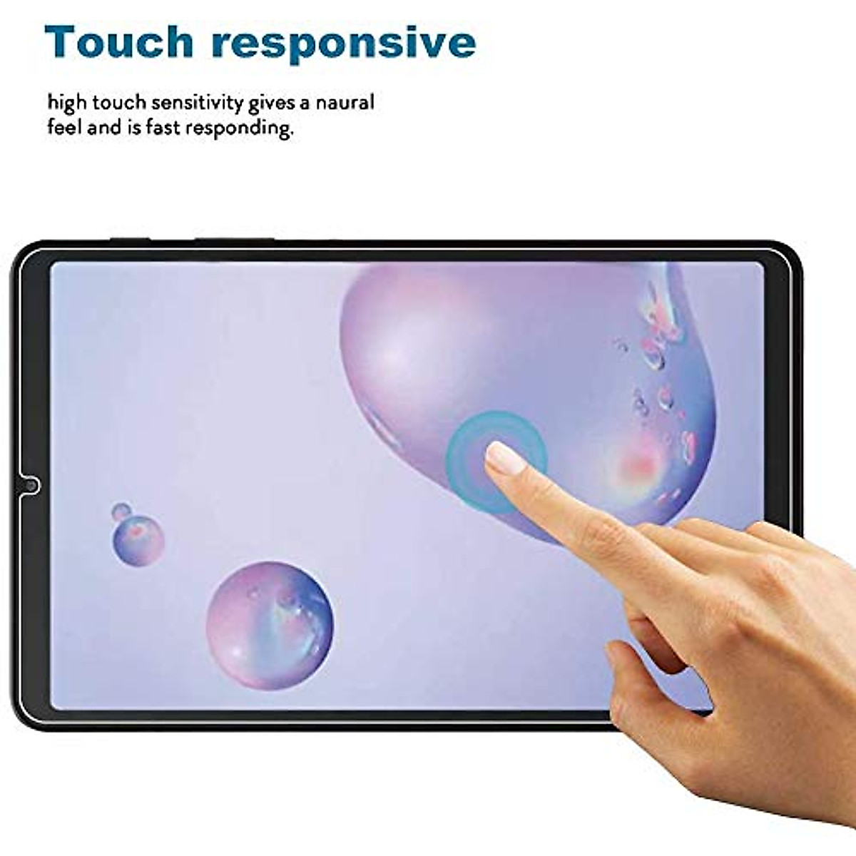 TANTEK [2-Pack Screen Protector for Samsung Galaxy Tab A 8.4 inch(2020,SM-T307/T307U),Tempered Glass Film,Ultra Clear,Anti Scratch,Bubble Free
