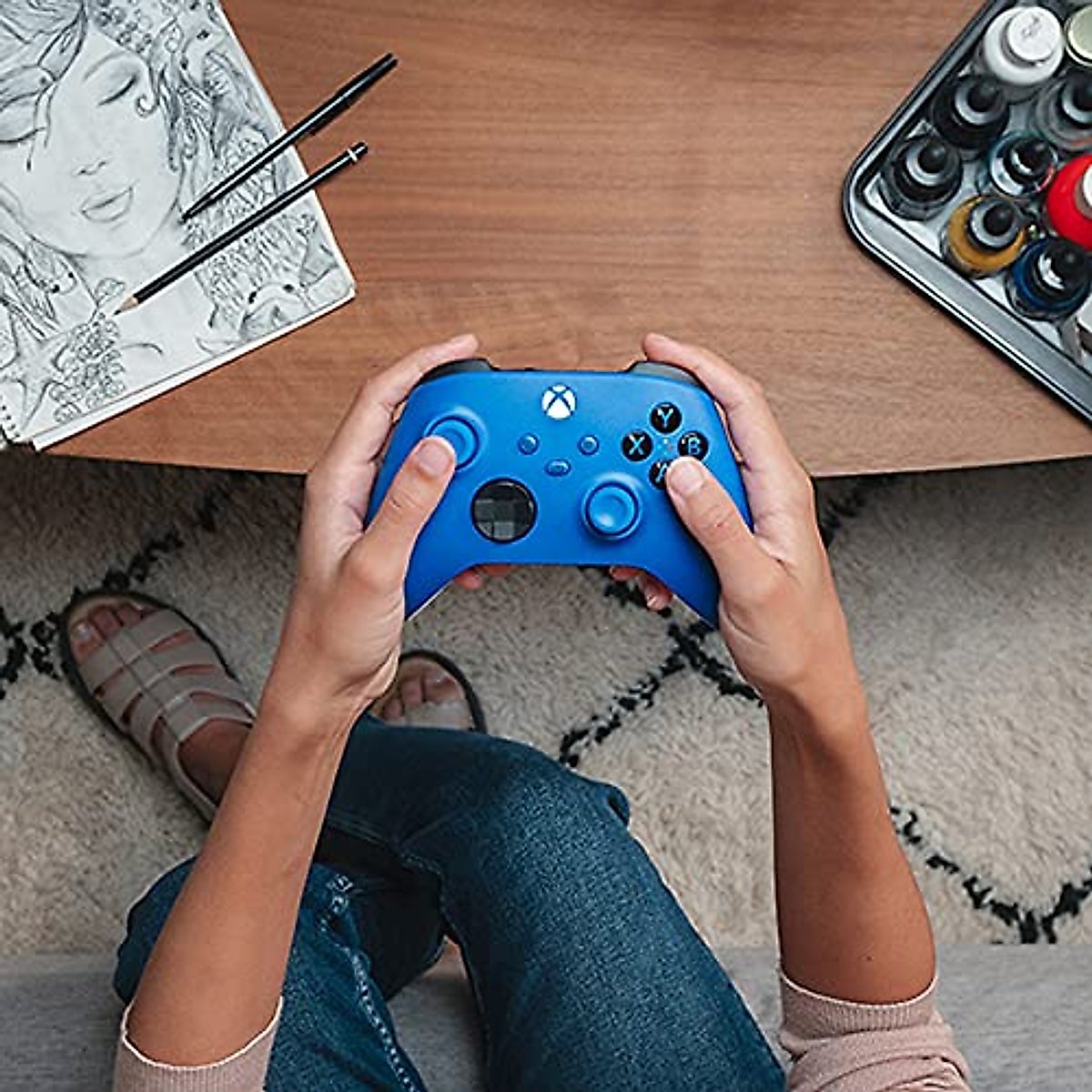 JOYSKY PS4 Controller, Wireless Controller for Playstation 4 with Speaker/Gyro/HD Dual Vibration/Touch Panel/LED Indicator Pro Controller Gamepad for PS4/Slim/Pro Console