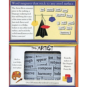 Magnetic Poetry - The Artist Kit - Words for Refrigerator - Write Poems and Letters on the Fridge - Made in the USA