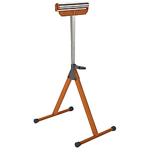 BORA Portamate PM-5090 Adjustable Pedestal Feed Roller Support with 11-1/4" Ball Bearing Steel Roller