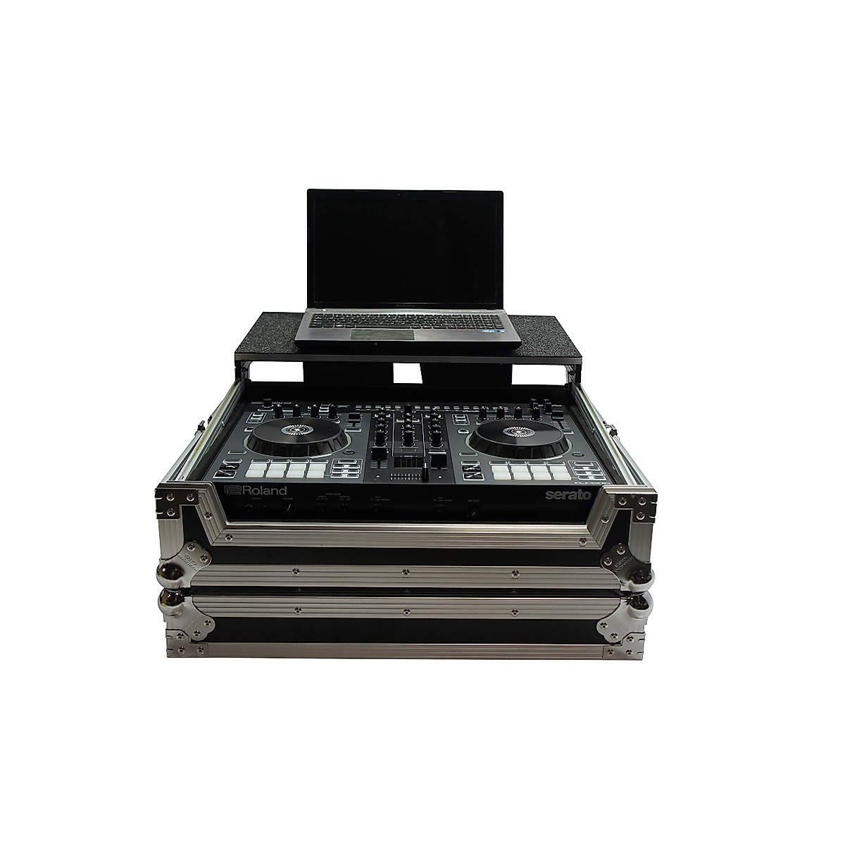 Harmony HCDJ505LT Flight Glide Laptop Stand DJ Custom Case Compatible with Roland DJ-505 New