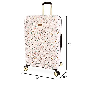 FILA Women's Luggage Hardside Spinner, Beige, Check-in 29"