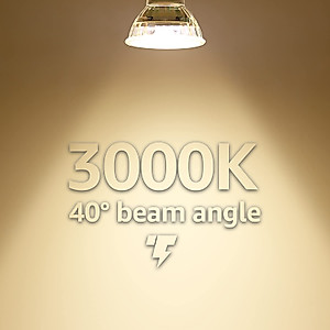 TORCHSTAR LED GU10 Light Bulbs, Recessed Track Lighting Bulb, Dimmable, 4.5W=50W, 3000K Warm White, UL& Energy Star Listed, Pack of 6