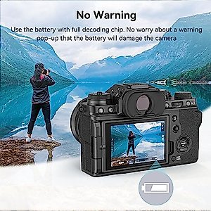 SMALLRIG NP-W235 2400mAh Camera Replacement Battery for Fujifilm X-T5, X-T4, GFX100S, USB-C 2.5H Fast Charging Camera Battery for Fujifilm X-T5, X-T4, X-H2S, X-H2, GFX50S II, VG-XT4, X-S20-4266