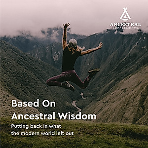 Ancestral Supplements Grass Fed Beef Pancreas Supplement, 500mg, Pancreatic Support with Proteolytic Digestive Enzymes for Digestion Support, Including Trypsin, Non GMO, 180 Capsules