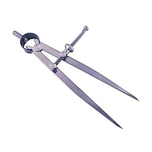 Toolmaker's Precision Spring Dividers Calipers Compass 0-6.5" / 160 mm Range C1-06