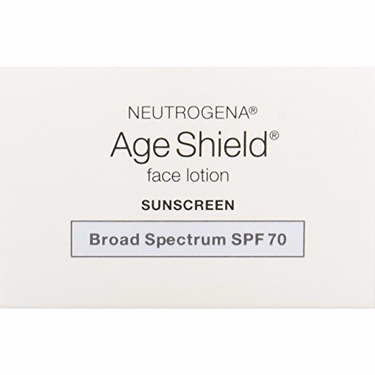 Neutrogena Age Shield Anti-Oxidant Face Lotion Sunscreen with Broad Spectrum SPF 70, Oil-Free & Non-Comedogenic Moisturizing Sunscreen to Prevent Signs of Aging, 3 fl. oz (Pack of 2)