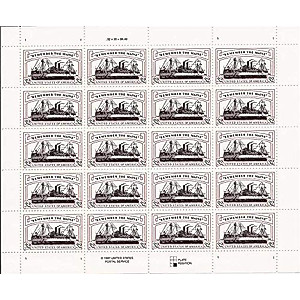 USPS Remember The Maine 32 Cent Full Sheet of 20 Stamps Scott 3192