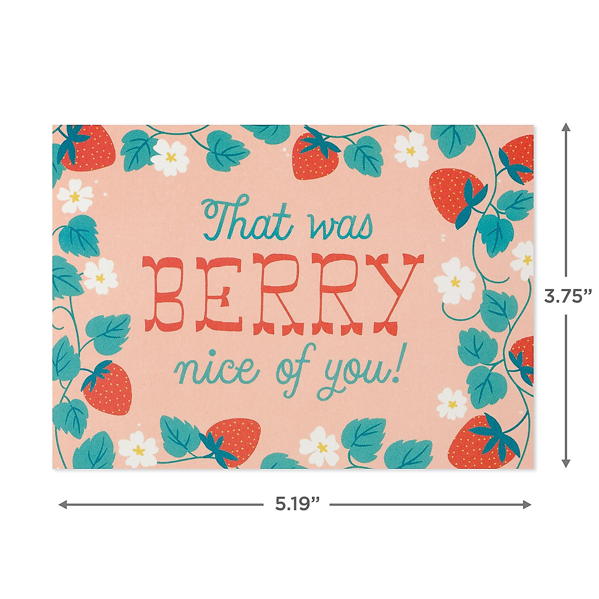 Hallmark Thank You Notes, Food Puns (36 Blank Cards with Envelopes) Donut, Latte, Brunch