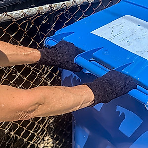 Wells Lamont Versatile Cotton All-Purpose Gloves Lightweight, Durable, Comfortable Jersey, 6-Pair Bulk Pack, Large (501LK) Brown