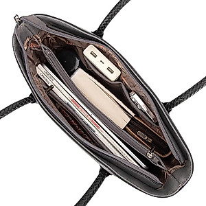 Montana West Large Handbags for Women Tote Bag with Zipper Top-handle Shoulder Bag MWC-090BGY