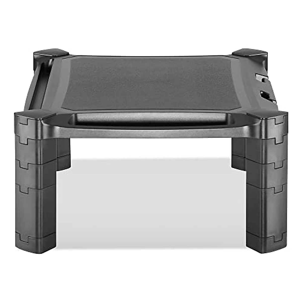 Innovera IVR55051 Large Monitor Stand With Cable Management, 12.99" X 17.1" X 6.6", Black, Supports 22 Lbs