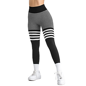 A AGROSTE Seamless Workout Leggings for Women Scrunch Butt Lifting Leggings Booty High Waisted Yoga Pants Gym Leggings