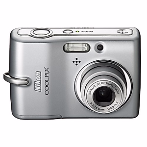 Nikon Coolpix L10 5MP Digital Camera with 3x Optical Zoom