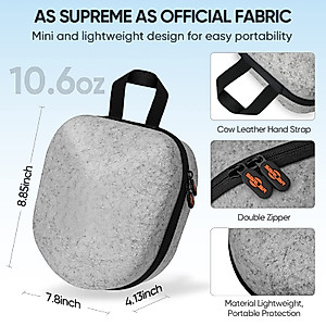 sarlar Carrying Case Compatible with Meta/Oculus Quest 2 and Accessories, Hard Travel Bag for Lightweight and Portable Protection
