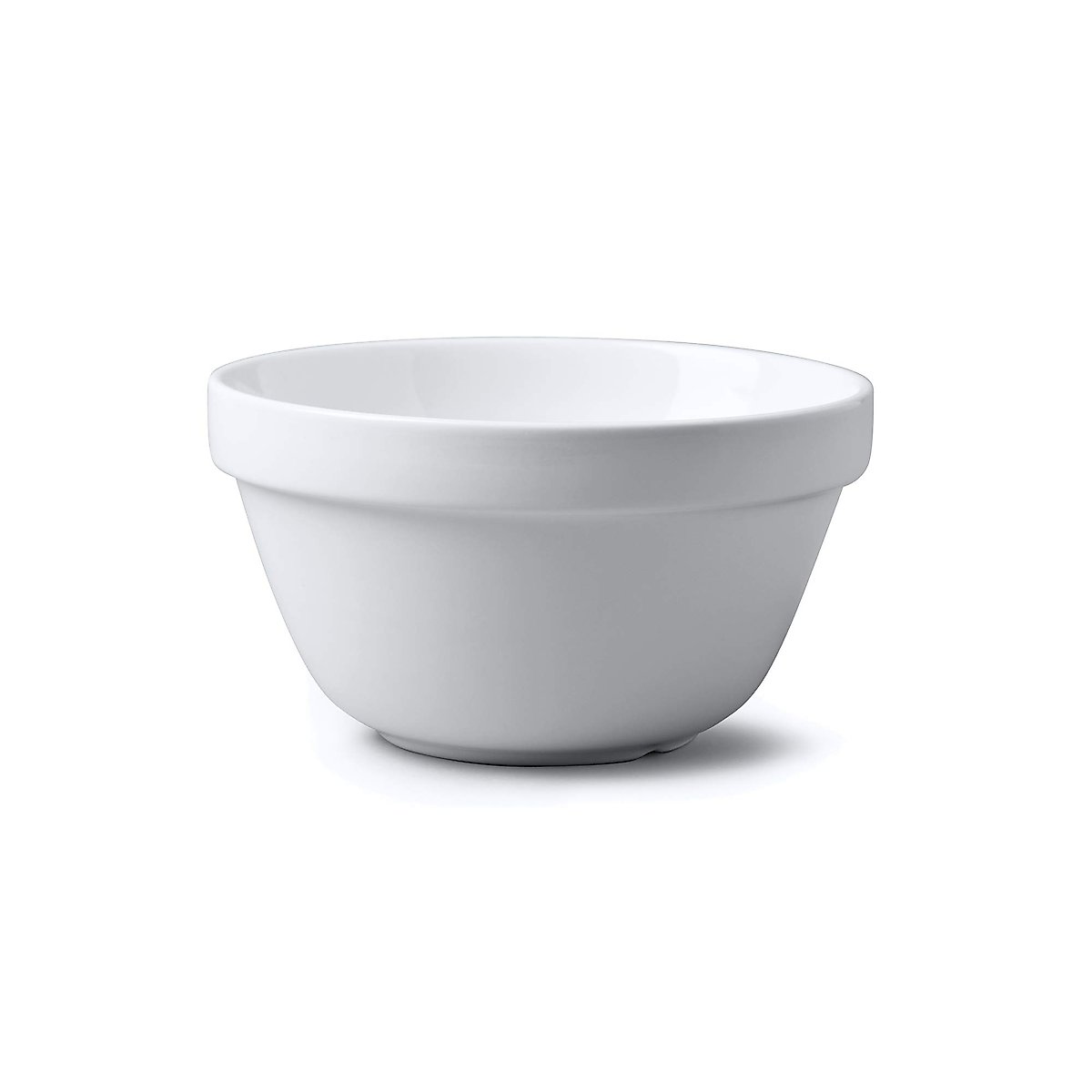 WM Bartleet & Sons 1750 Traditional Porcelain Pudding Basin (13cm/375ml/0.7pt) – White