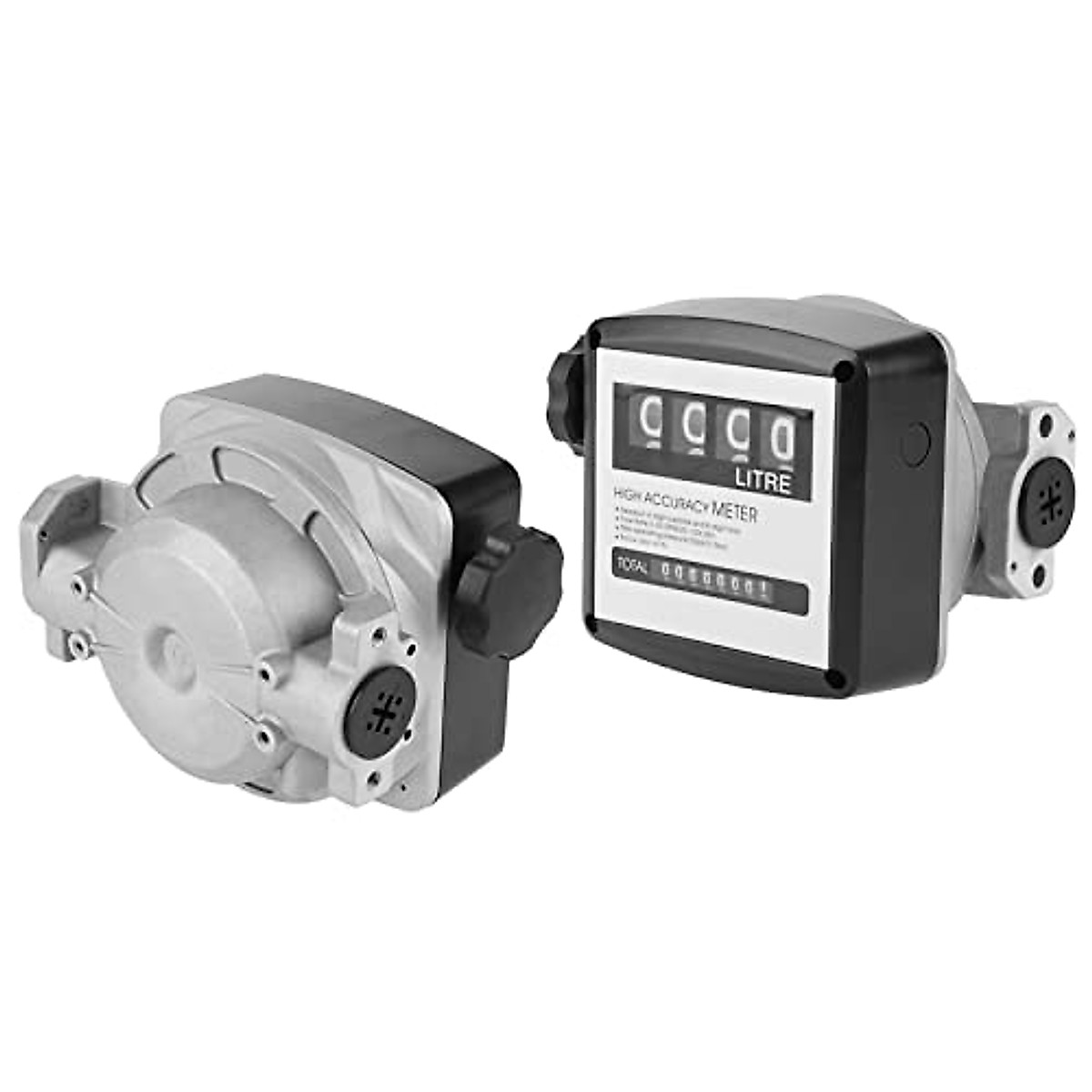 1% High Accuracy 1 Inch 4 Digital Gas Meter Counter Gauge Water Meter Flowmeter