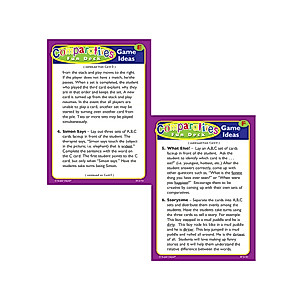 Super Duper Publications | Comparatives Fun Deck Flash Cards | Educational Learning Resource for Children