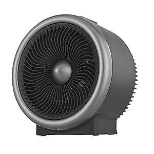 PELONIS Portable Heater with Air Circulation Fan with LED Display. Cooling & Heating Mode Space Heater for All Year Around Use, Tip Over & Overheat Protection,for Home, Office Personal Use, Black