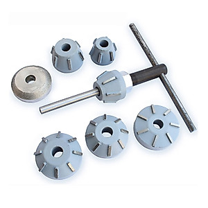 Jieotwice Q-15M Large Car Valve Seat Reamer, Valve Grinding Tool Cemented Carbide Engine Valve Seat Lapper