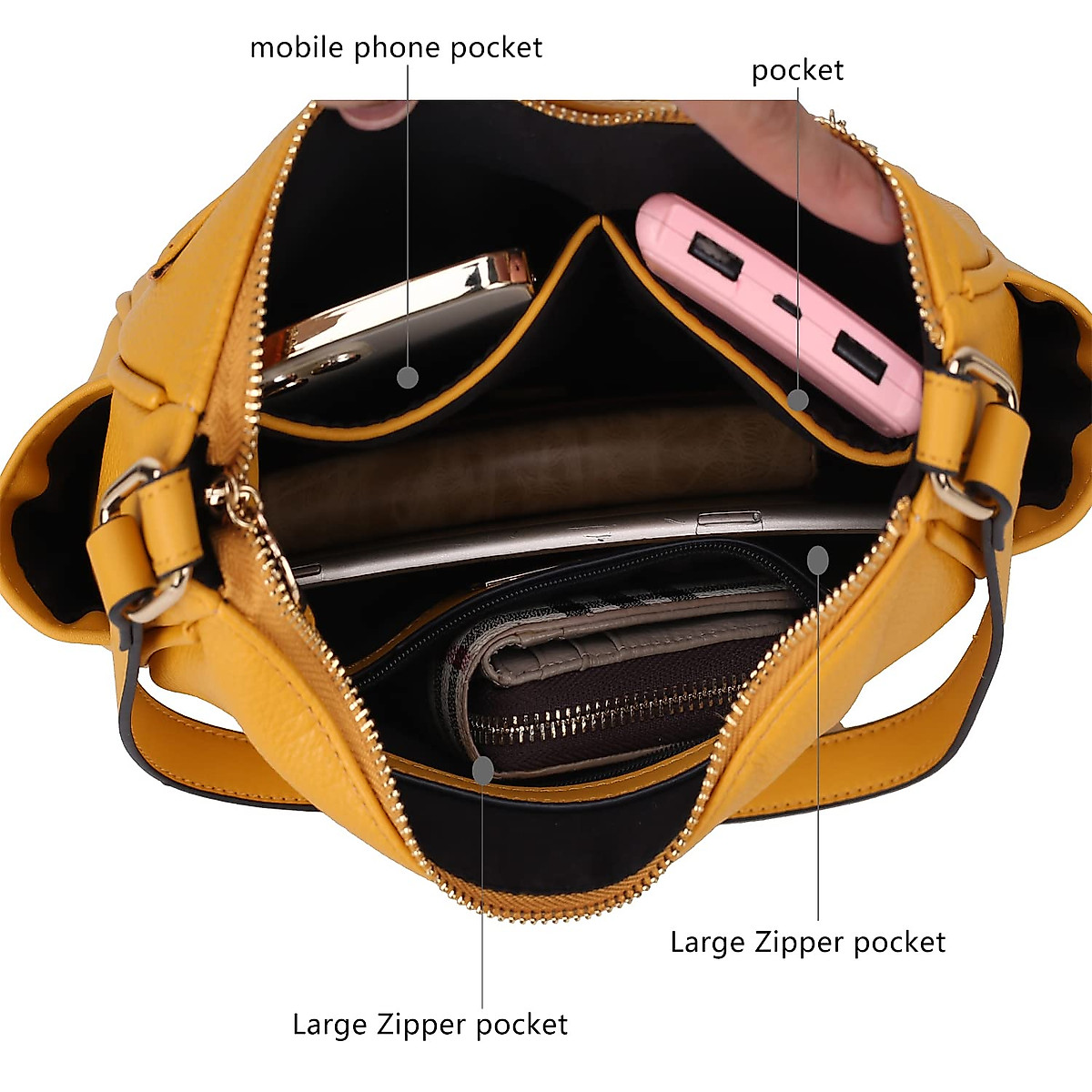 MKF Collection Crossbody Bag for Women,Vegan Leather Shoulder Bag Handbag Purse By Mia K Red