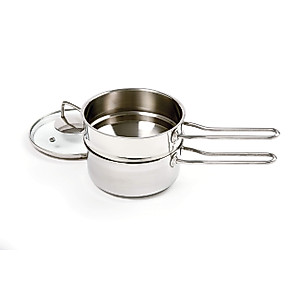 Norpro - 238 Norpro KRONA 1.5 Quart Stainless Steel Double Boiler, Holds 1.5qt/1.4L, As Shown