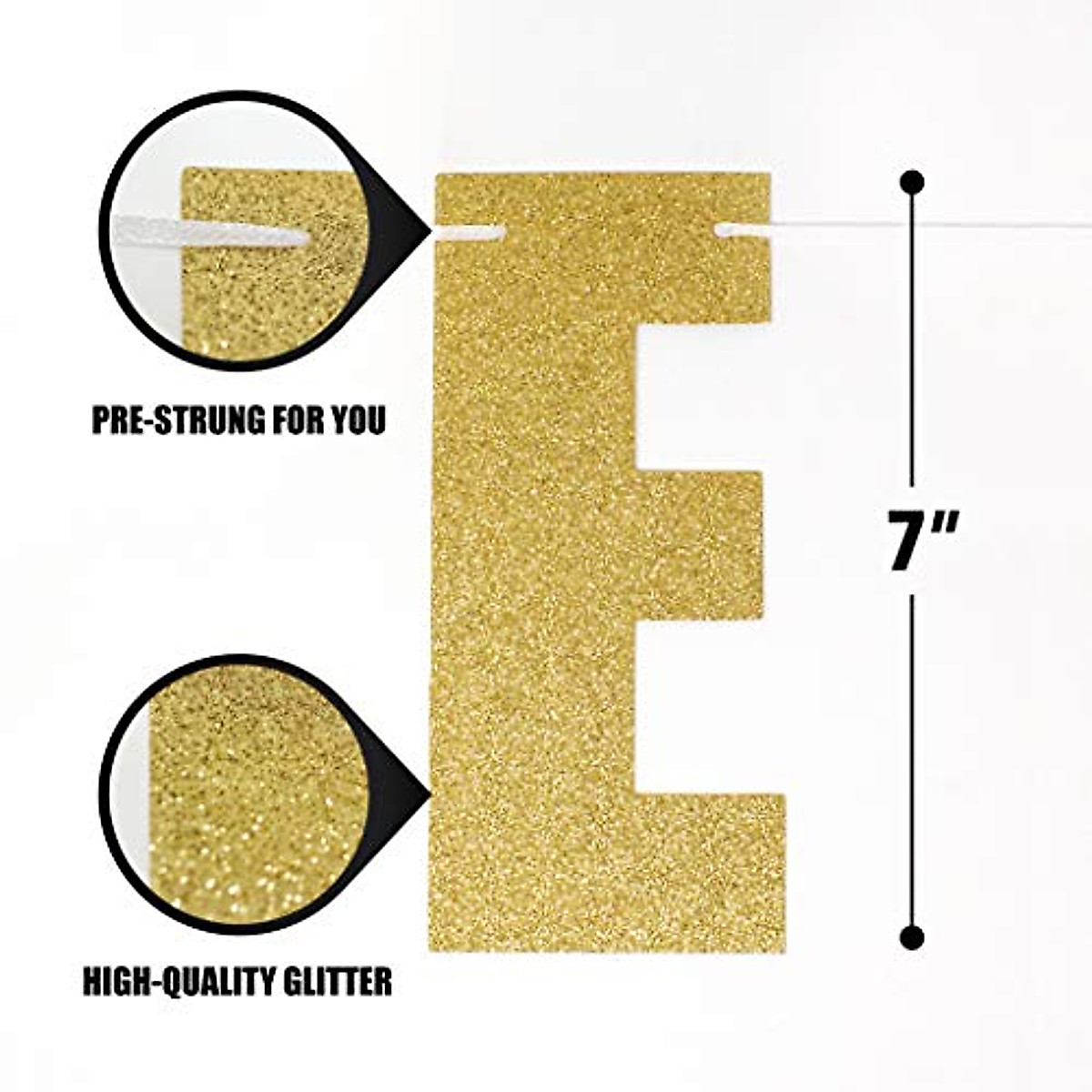 Pre-Strung 50th Birthday Banner - Over the Hill 50th Birthday Decorations Men , 50 Birthday Supplies , 50 Year Old Birthday Decor , Cheers to 50 Years Bday Party Decorations - By Prazoli