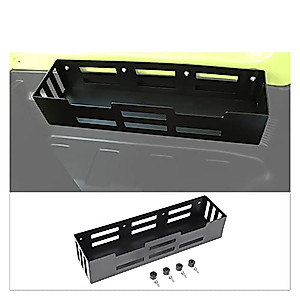 HIGGEL Trunk Door Side Organizer Box Bracket Tail Trunk Box Multifunctional Metal Storage Box Replacement for Suzuki Jimny 2019 2020 2021 2022 JB74